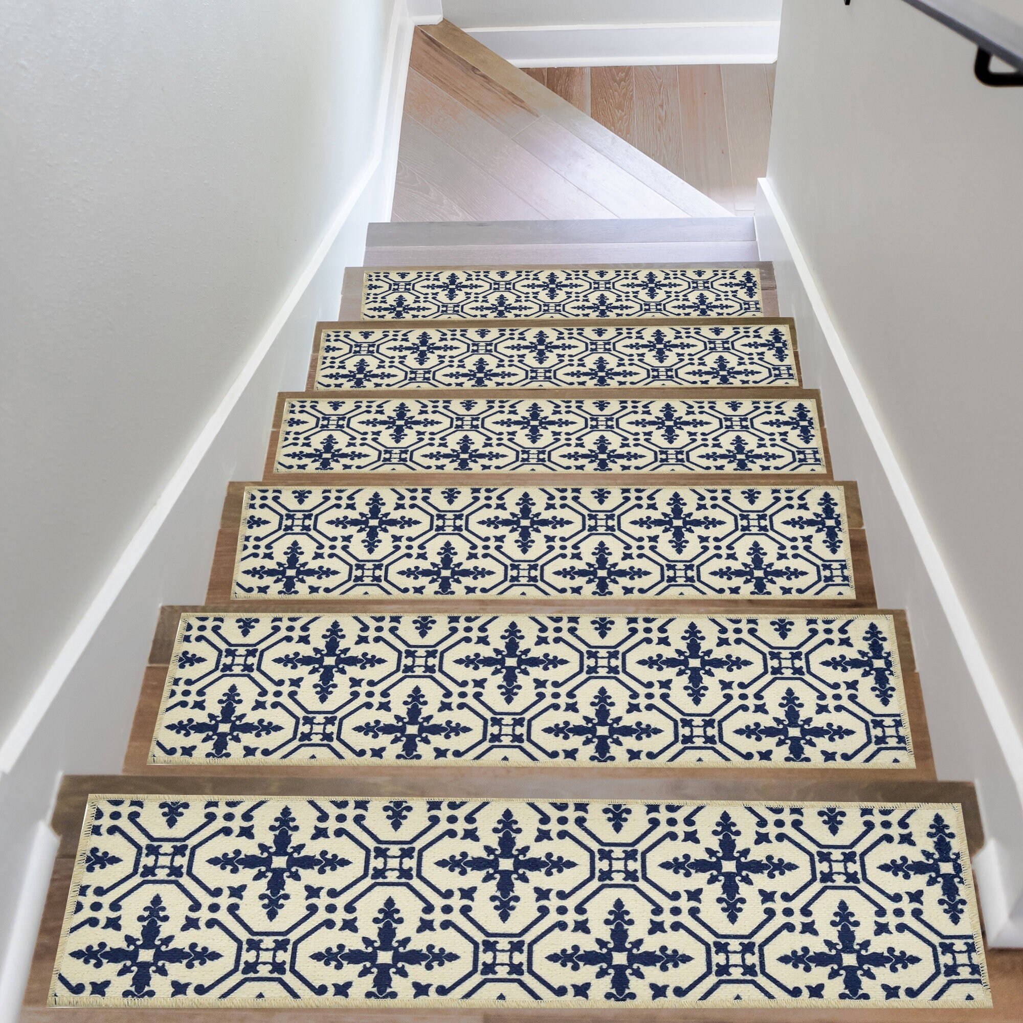 Suzani Style Stair Rug Boho Stair Treads Carpet Decorative - Etsy