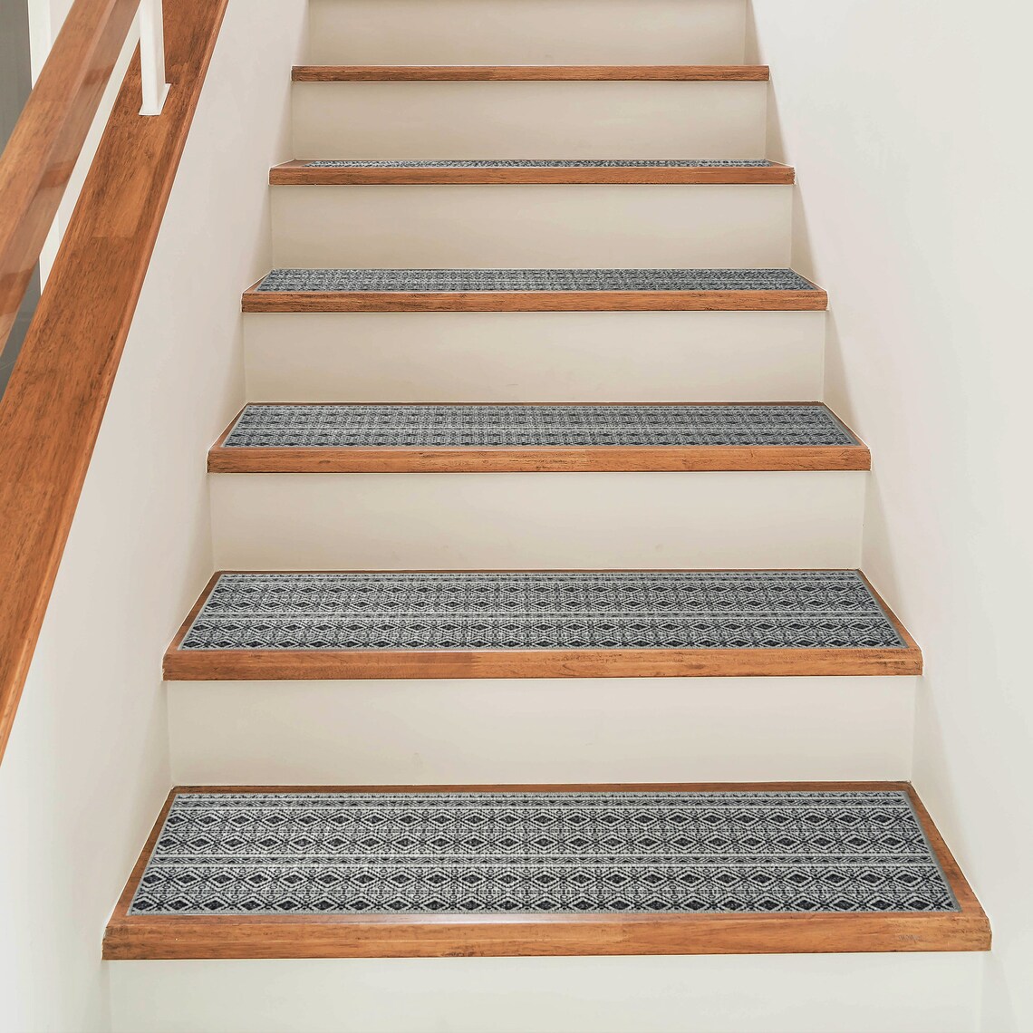 Traditional Stair Rug Diamond Stair Treads Carpet Non-slip | Etsy