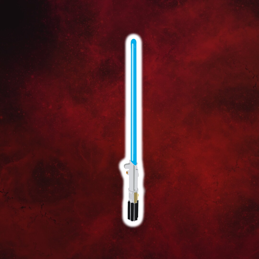Anakin Skywalker Lightsaber Sticker - Etsy