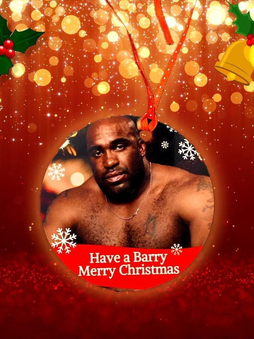 Funny Christmas Ornament Barry Wood Hilarious Meme Ornament - Etsy