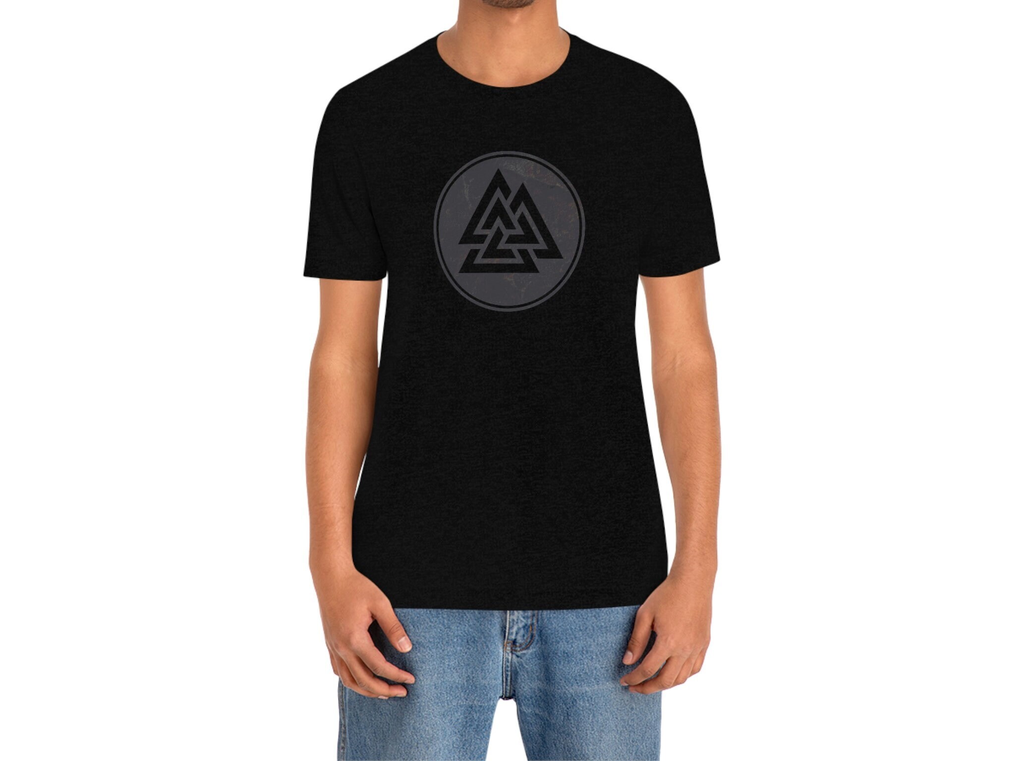 Valknut Symbol Tshirt Norse Pagan Symbol T-shirt Valknut Rune Shirt ...