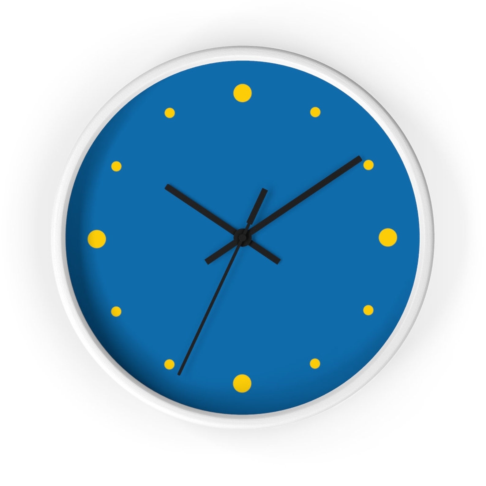 Minimalist Sweden Clock | Wooden Frame * Sweden Gifts * Swedish Decor ...