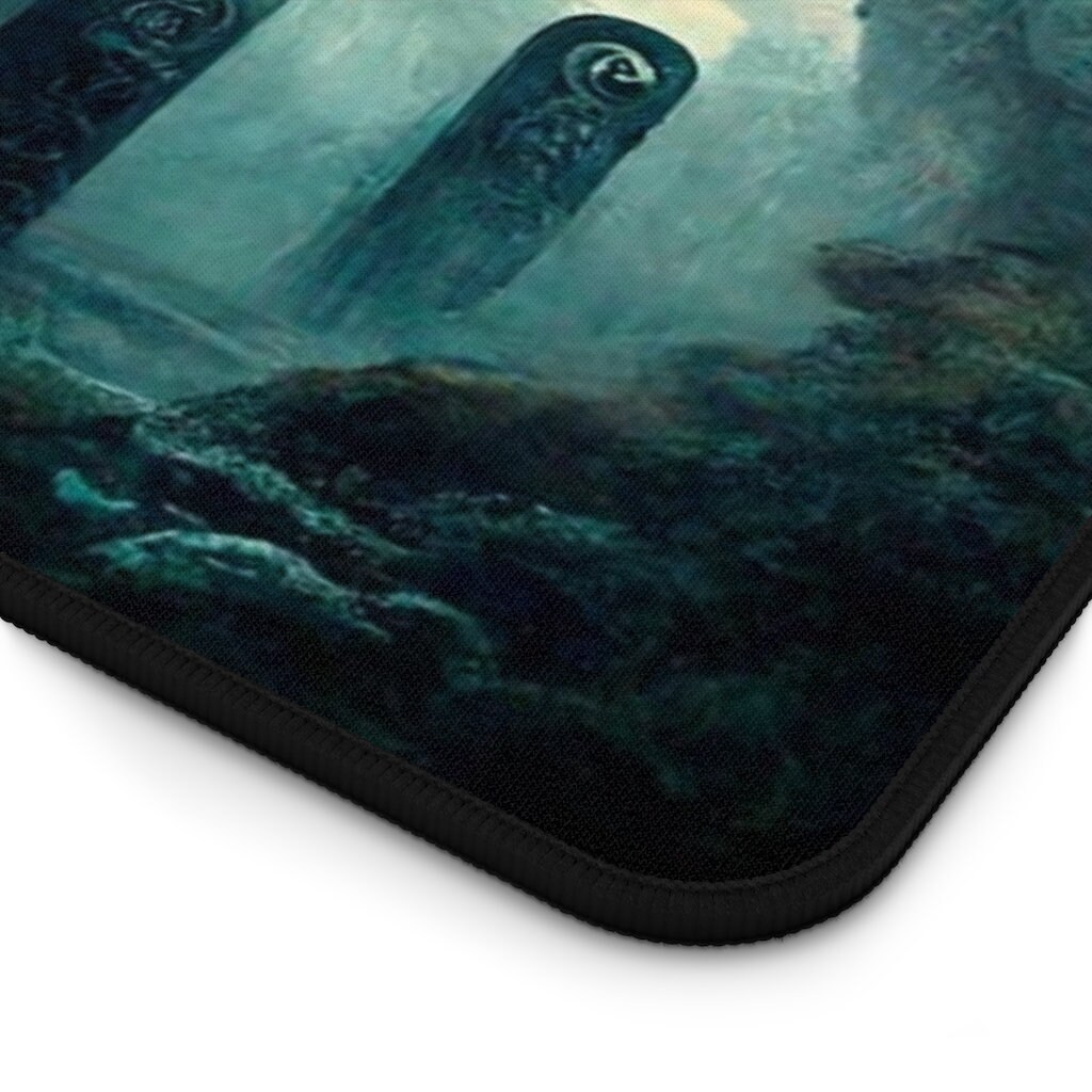 Helheim Desk Mat Norse Pagan Desk Decor Norse Mythology Mousepad Runes ...