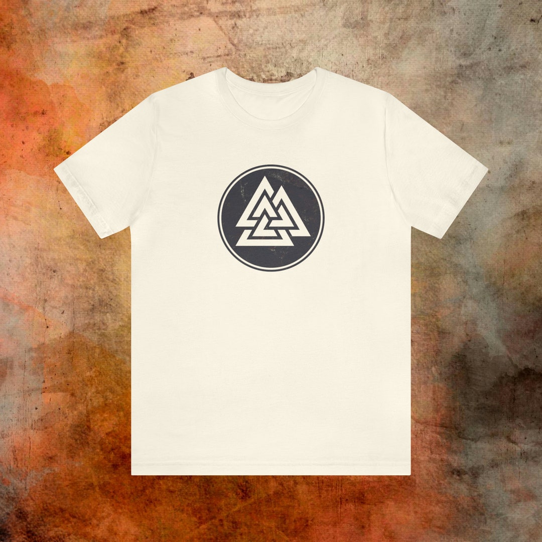 Valknut Symbol Tshirt Norse Pagan Symbol T-shirt Valknut Rune Shirt ...