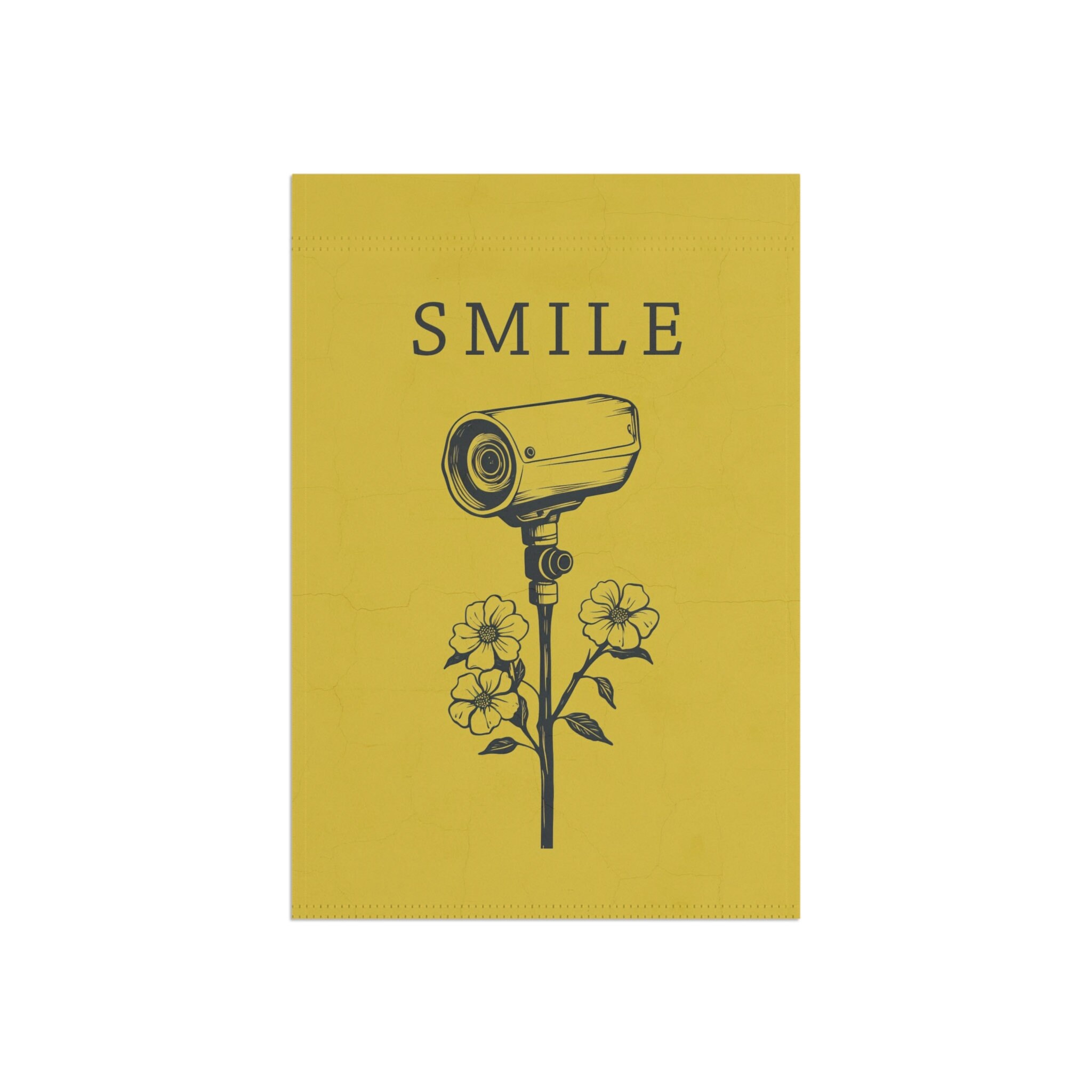 Smile You're on Camera Sign Nordic Garden Flag Scandinavian Decor Modern Decor Nordic Home Decor ...