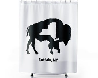 Buffalo Bills Shower Curtain | Etsy