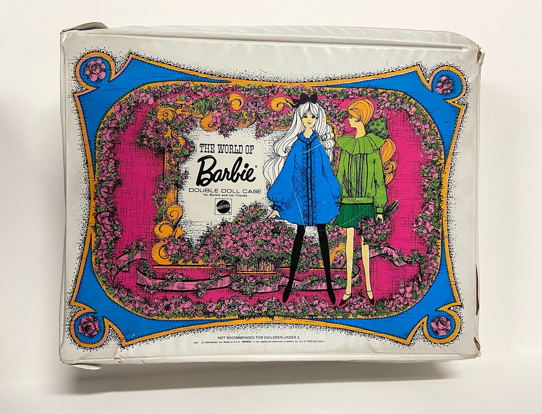 Vintage Barbie "the World of Barbie" Double Doll Case Mattel 1968 - Etsy