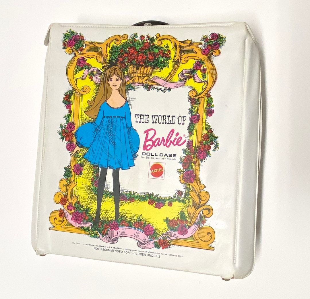 Vintage the World of Barbie Doll Case, Mattel 1968, White No. 1002 - Etsy