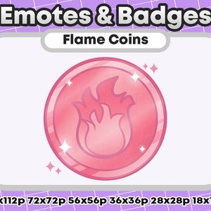 Fire Token/flame Token Channel Points or Badges - Twitch Youtube ...