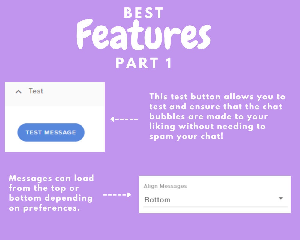Customizable Gradient Twitch Chat Widget Animated Works With OBS Studio ...