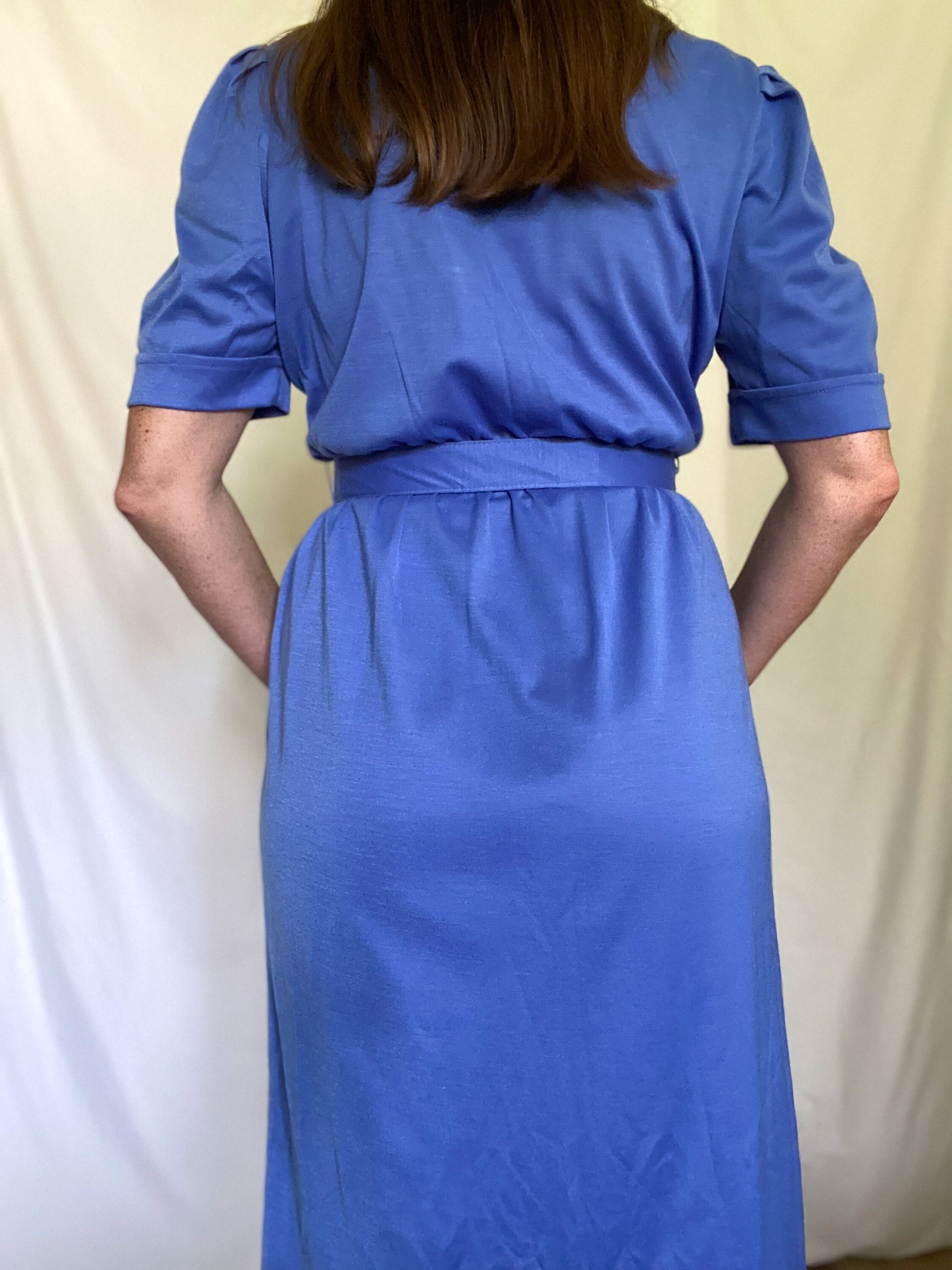 Vintage Cerulean Blue Dress With Pockets! - Etsy