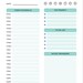 Minimalist Mint Daily, Weekly, Monthly Planner Template - Etsy