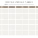 Minimalist Neutral Daily, Weekly, Monthly Planner Template - Etsy