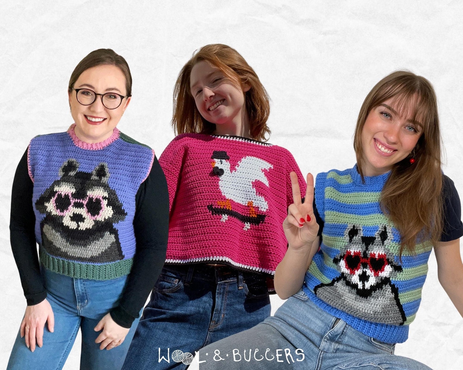 CITY CRITTERS Crochet Pattern Bundle – sk8erboi Sweater and Girlboss ...
