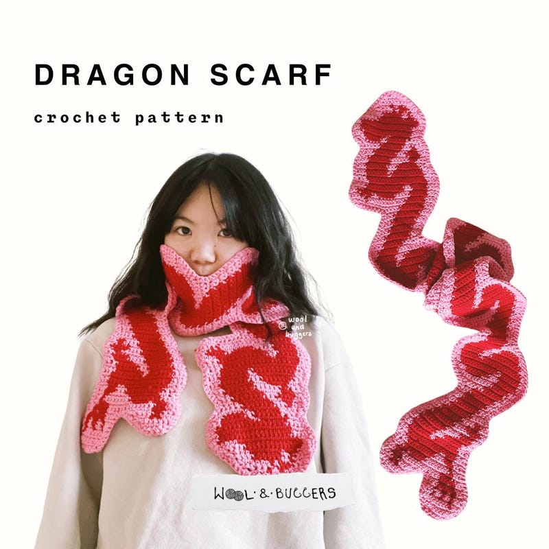Dragon Scarf - Etsy