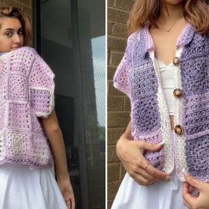 Milk Tea Button-up Crochet Pattern **PDF PATTERN ONLY** - Etsy