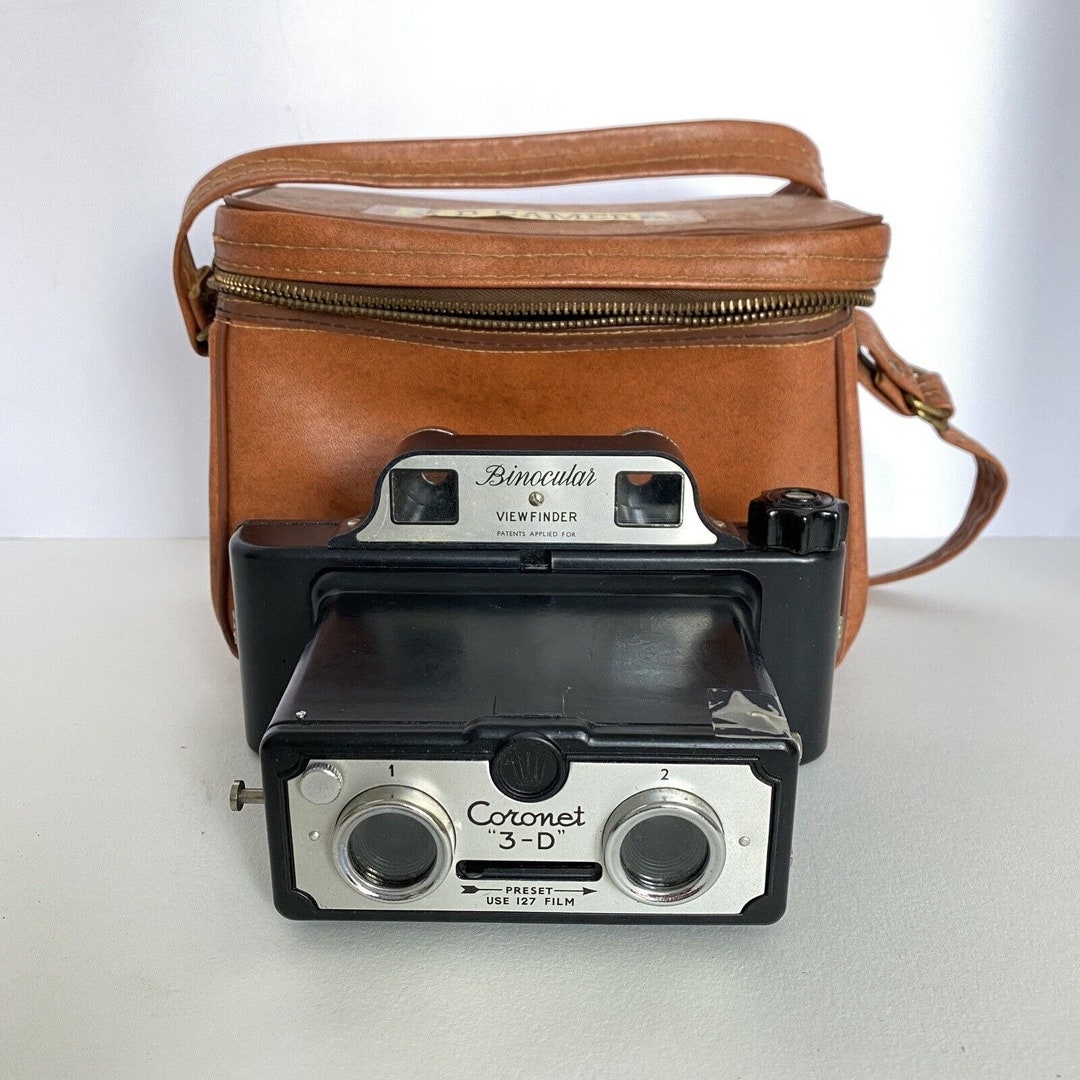 Vintage Coronet 3D Binocular Viewfinder Camera With Bag - Etsy
