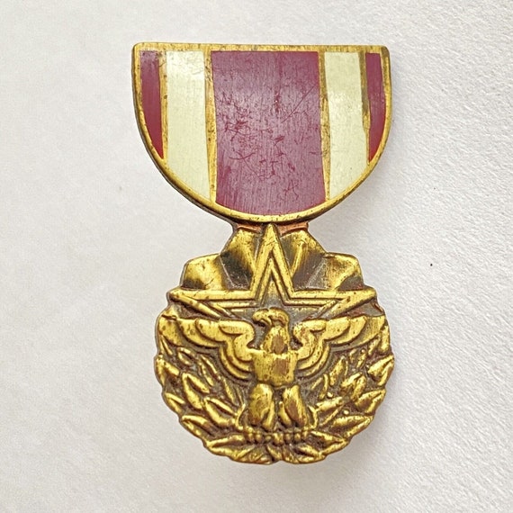 Vintage US Marine Corps Meritorious Service Medal Hat Pin 1.2 - Etsy