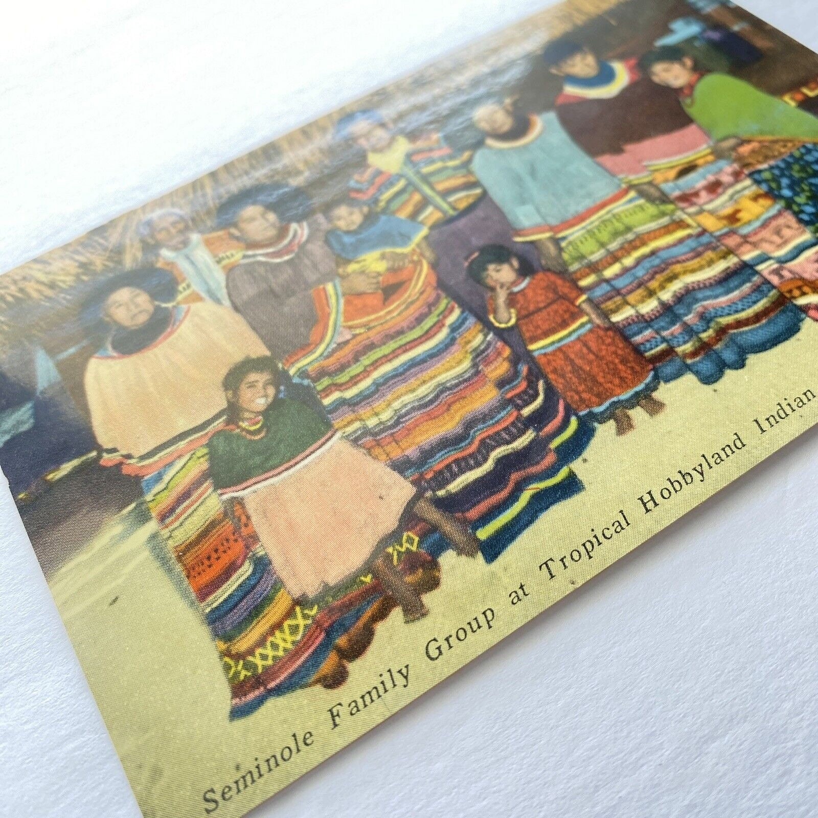 C1950 Seminole Indian Chief Sam Family Tropical Hobbyland Miami ...