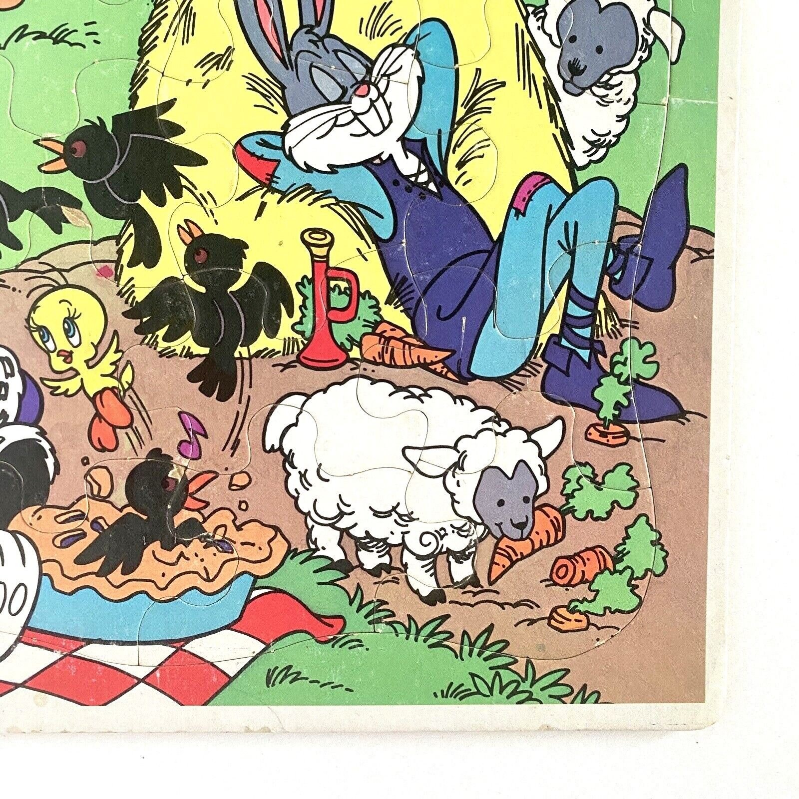 1983 Golden Looney Tunes Nursery Rhyme Time Frame Tray Puzzle - Etsy