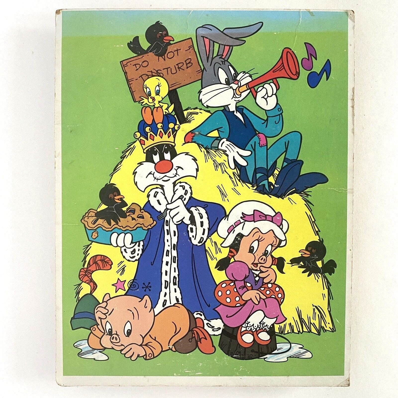 1983 Golden Looney Tunes Nursery Rhyme Time Frame Tray Puzzle - Etsy