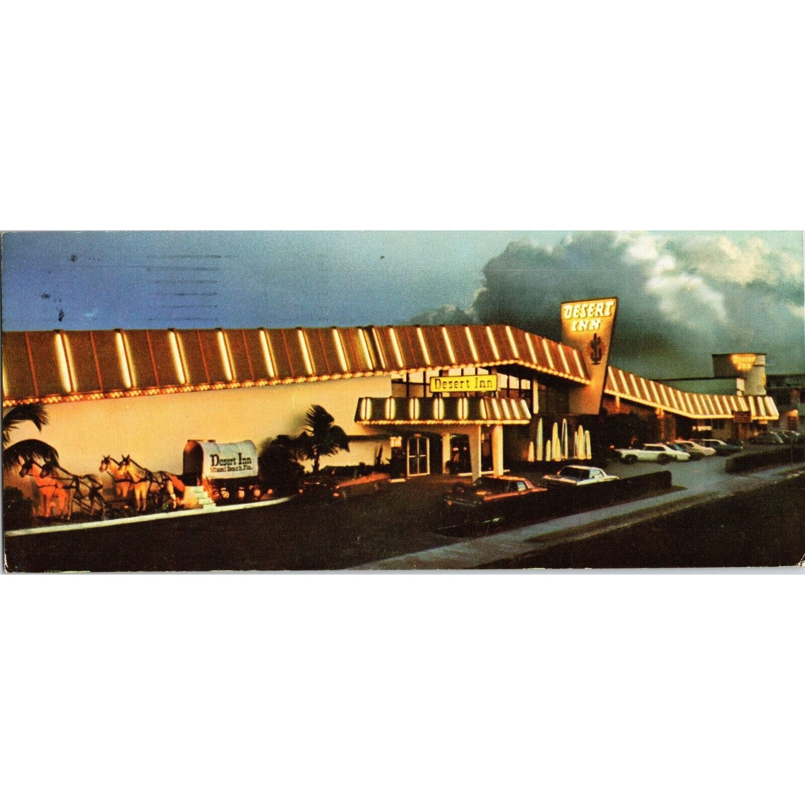 1970 Vintage Desert Inn Motel Miami Beach FL Posted Panorama - Etsy