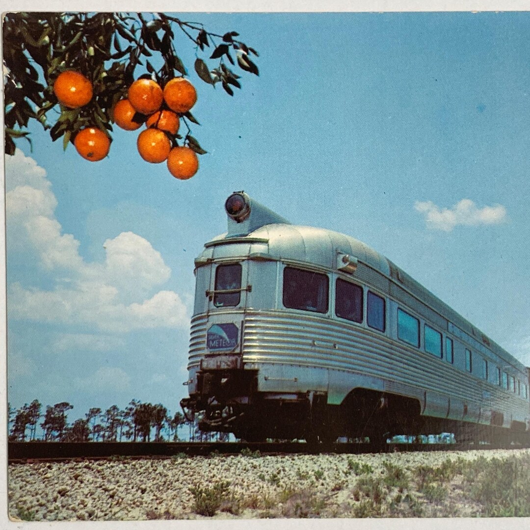 Silver Meteor Seaboard Air Line Railroad Train Pullman Streamliner Vtg ...