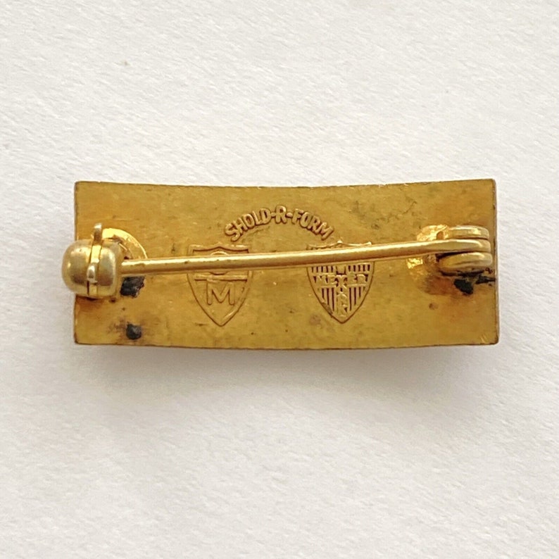 Vintage US Military 2nd Lieutenant or Ensign Gold Tone Insignia Bar ...