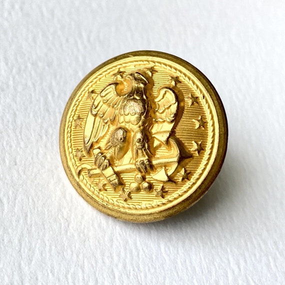 Vintage WWII US Navy Right Facing Eagle Officer Uniform Button - Etsy