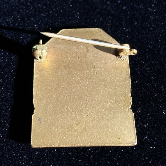 Vintage c1960 Hospital Volunteer Enamel Pin 500 Hours… - Gem