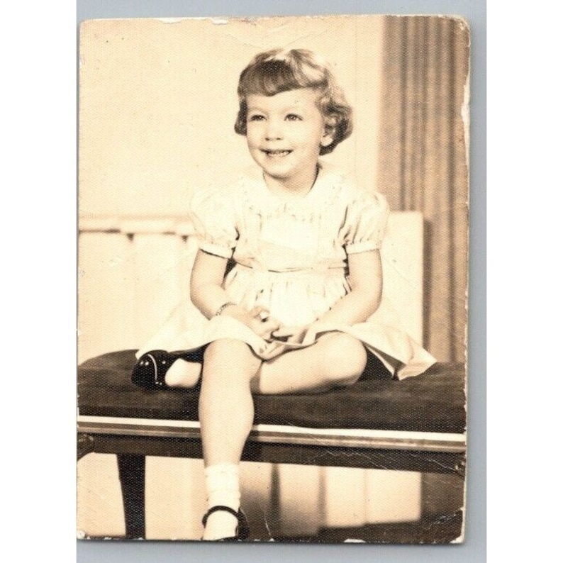 Vintage 1950s Baby Girl Perry Studio Portraits Black White - Etsy