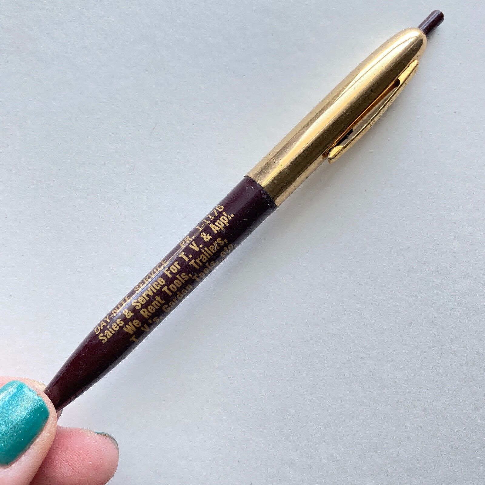 Vintage Advertising WINGS Ballpoint Pen Brown Gold Western - Etsy