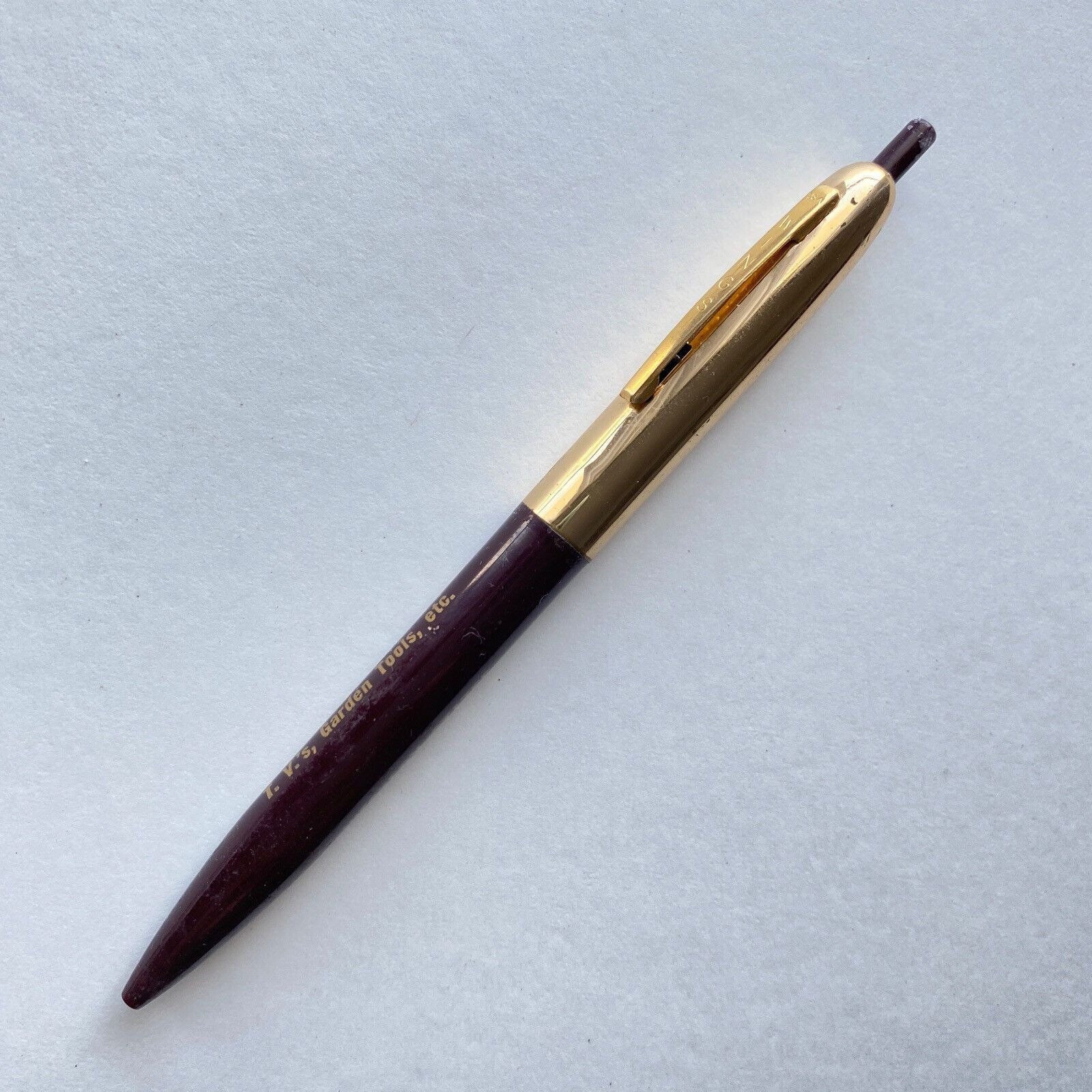 Vintage Advertising WINGS Ballpoint Pen Brown Gold Western - Etsy