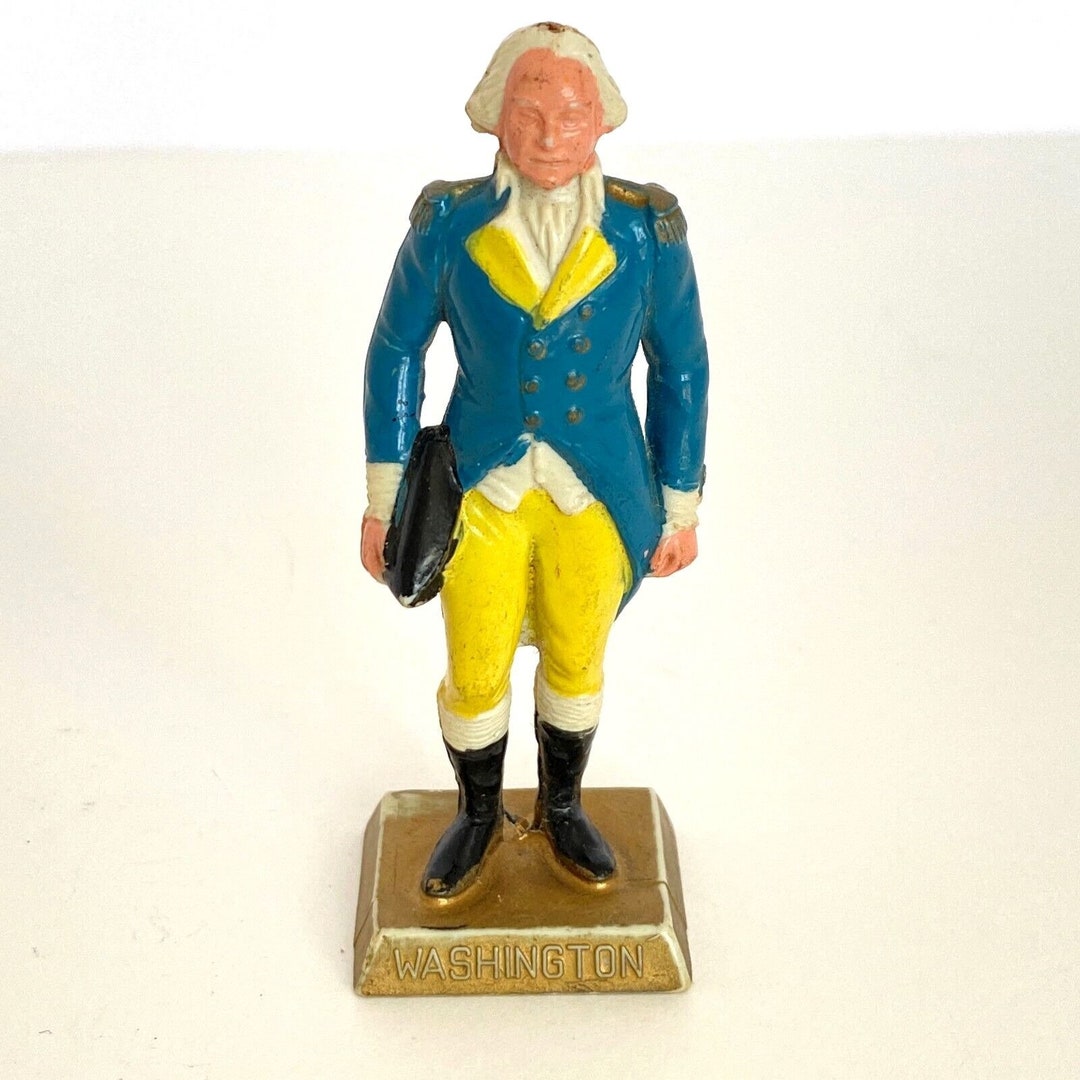 1960s Vintage Marx Toys 1st US President GEORGE WASHINGTON Figure 2.7 ...