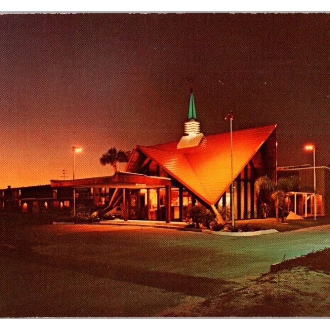 1970 Vintage Howard Johnsons St Petersburg Florida Posted Panorama ...