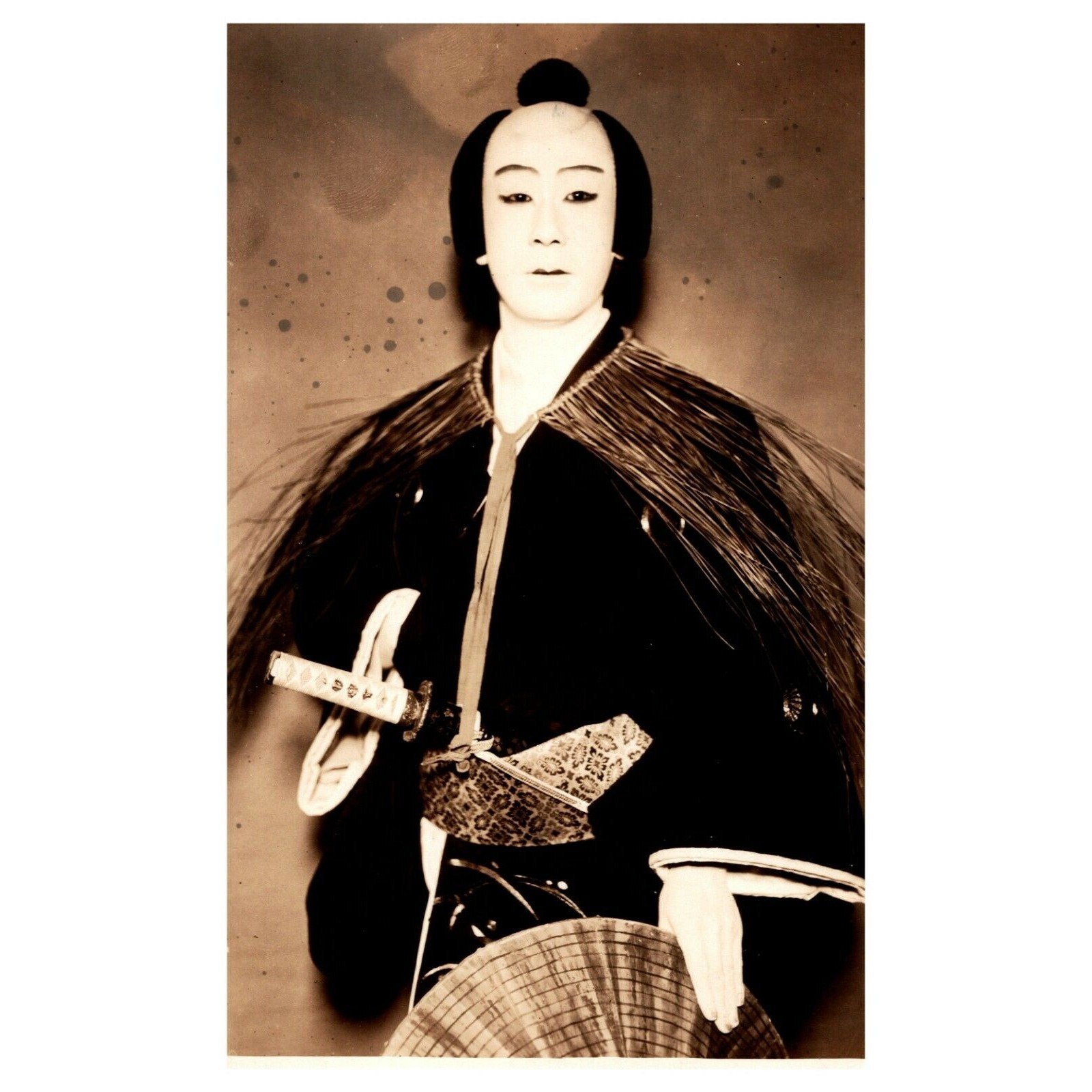Vintage Original Japanese Kabuki Theatre Actor Early 20th Century ...