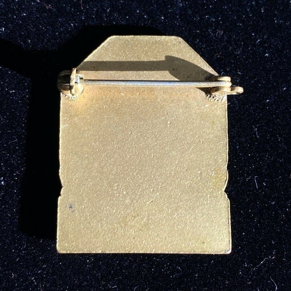 Vintage c1960 Hospital Volunteer Enamel Pin 500 Hours… - Gem