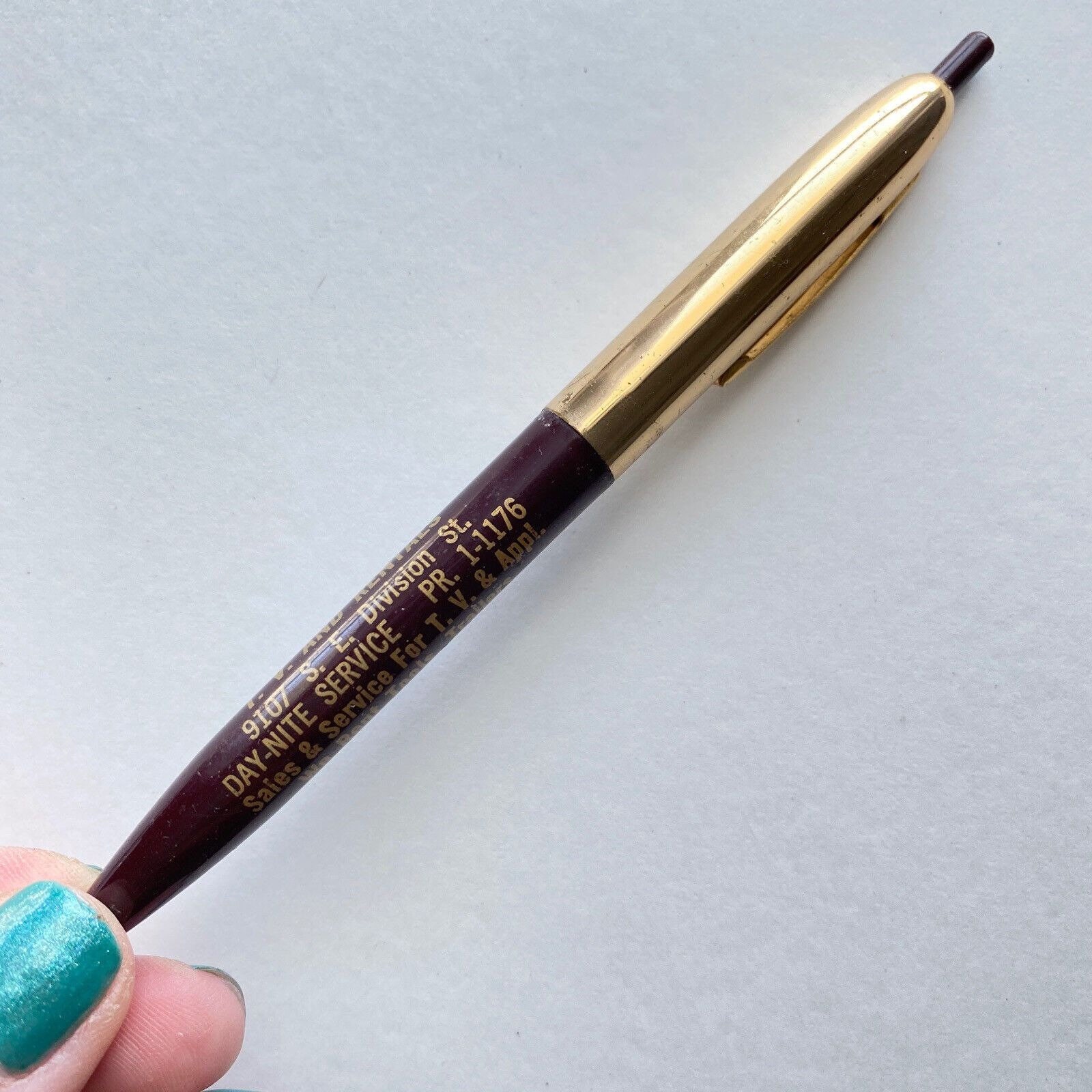 Vintage Advertising WINGS Ballpoint Pen Brown Gold Western - Etsy