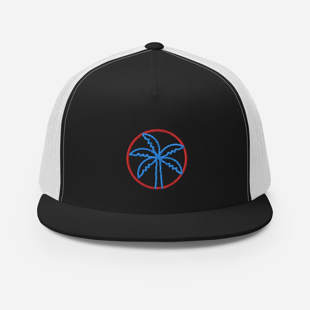 Palm Tree Trucker Hat | Trucker Hat | Palm Tree | Beach Hat | Gift ...