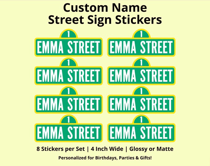 Sesame Street Sticker Sheet, Children's TV Characters, Educational ...