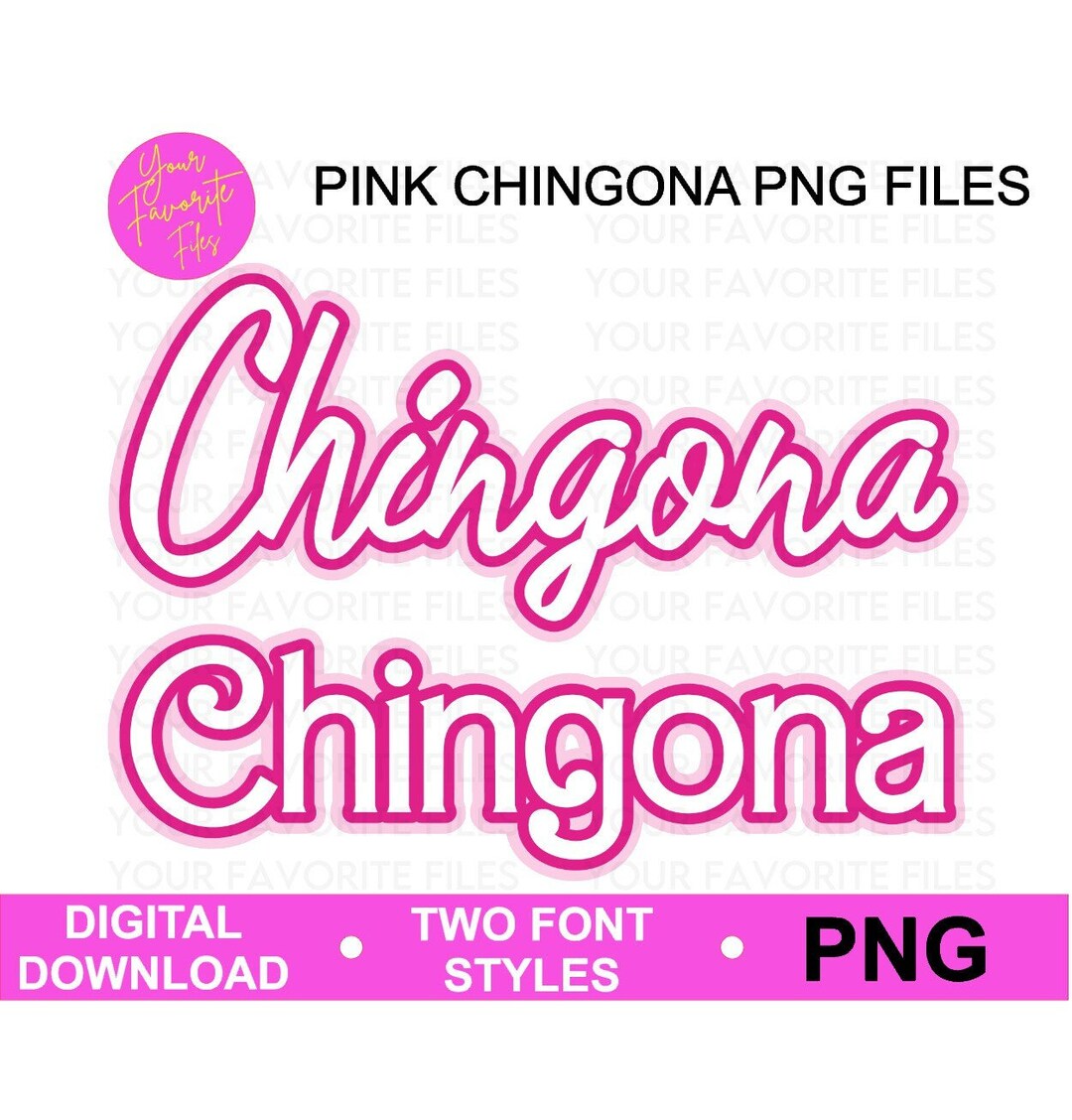 Digital File, Chingona, Pink, Fashion Doll Style, PNG, Printable ...
