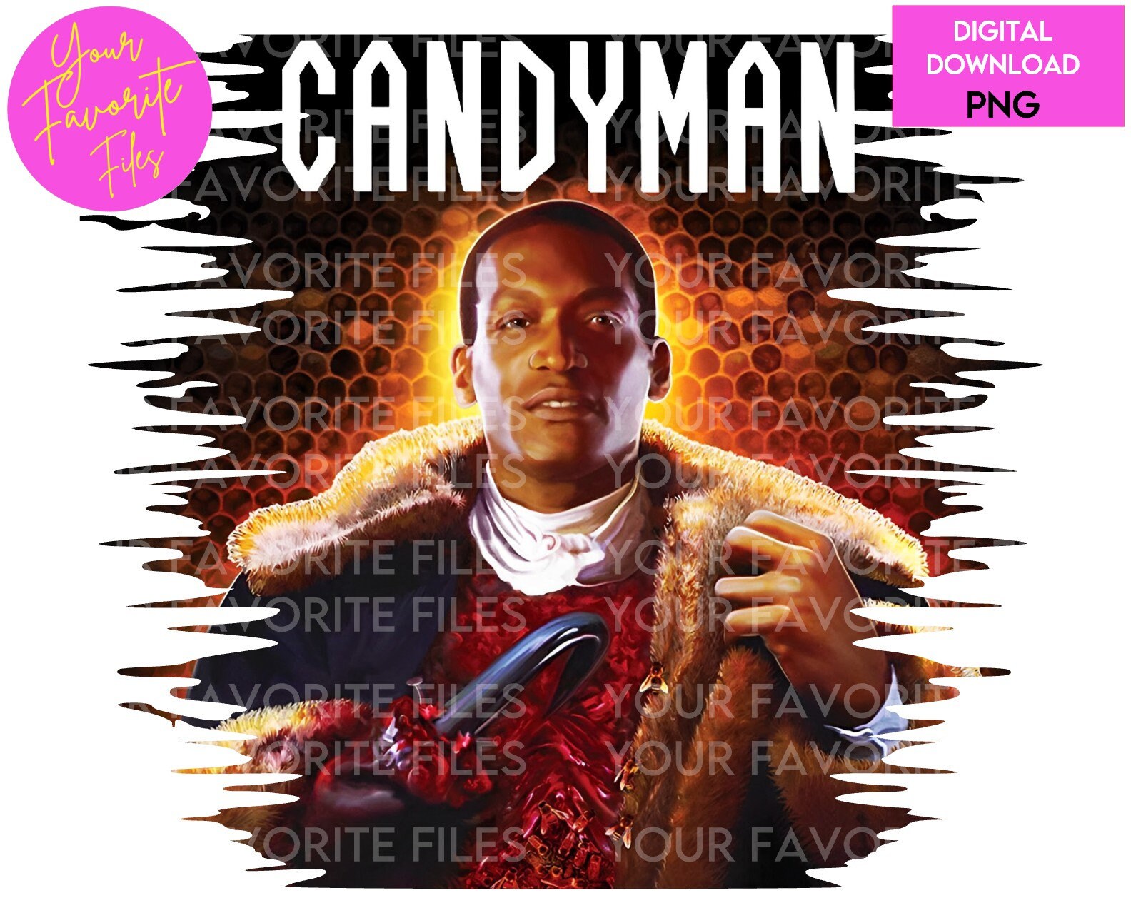 Candyman 90's Digital Download PNG, 92 Horror Favorites Friends for ...