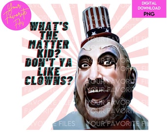 Captain Spaulding PNG Digital Download - Etsy