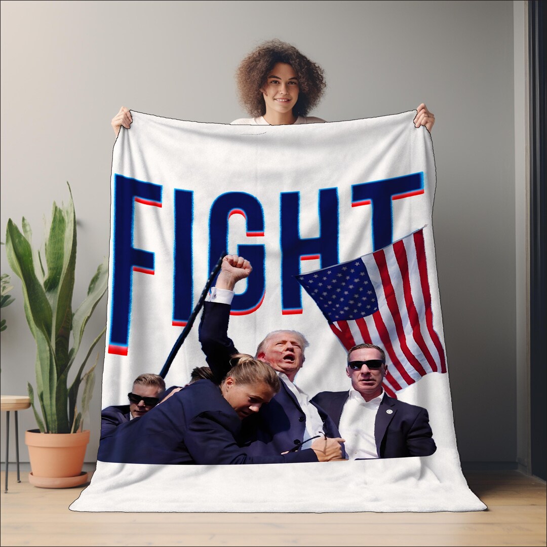 Ultra MAGA Trump 2025 Plush Blanket – Patriotic Velveteen Throw ...