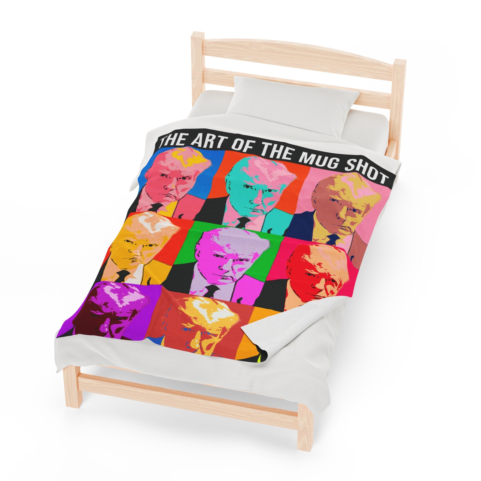 The Art of the Mug Shot - Donald Trump Mugshot Blanket | Trump Design ...