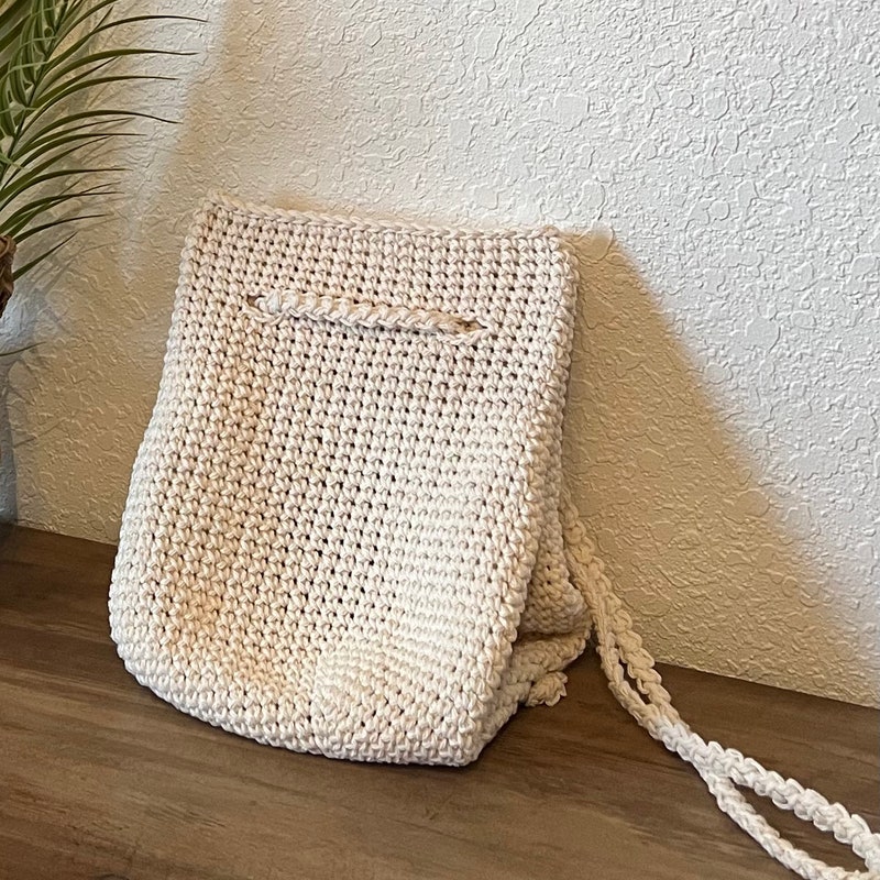 Jute Drawstring Backpack - Etsy
