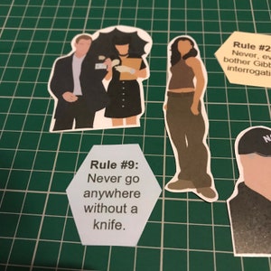 NCIS Inspired Set of Stickers Navy Criminal Investigative Service Gibbs ...