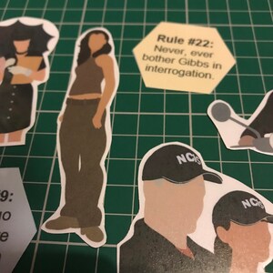 NCIS Inspired Set of Stickers Navy Criminal Investigative Service Gibbs ...