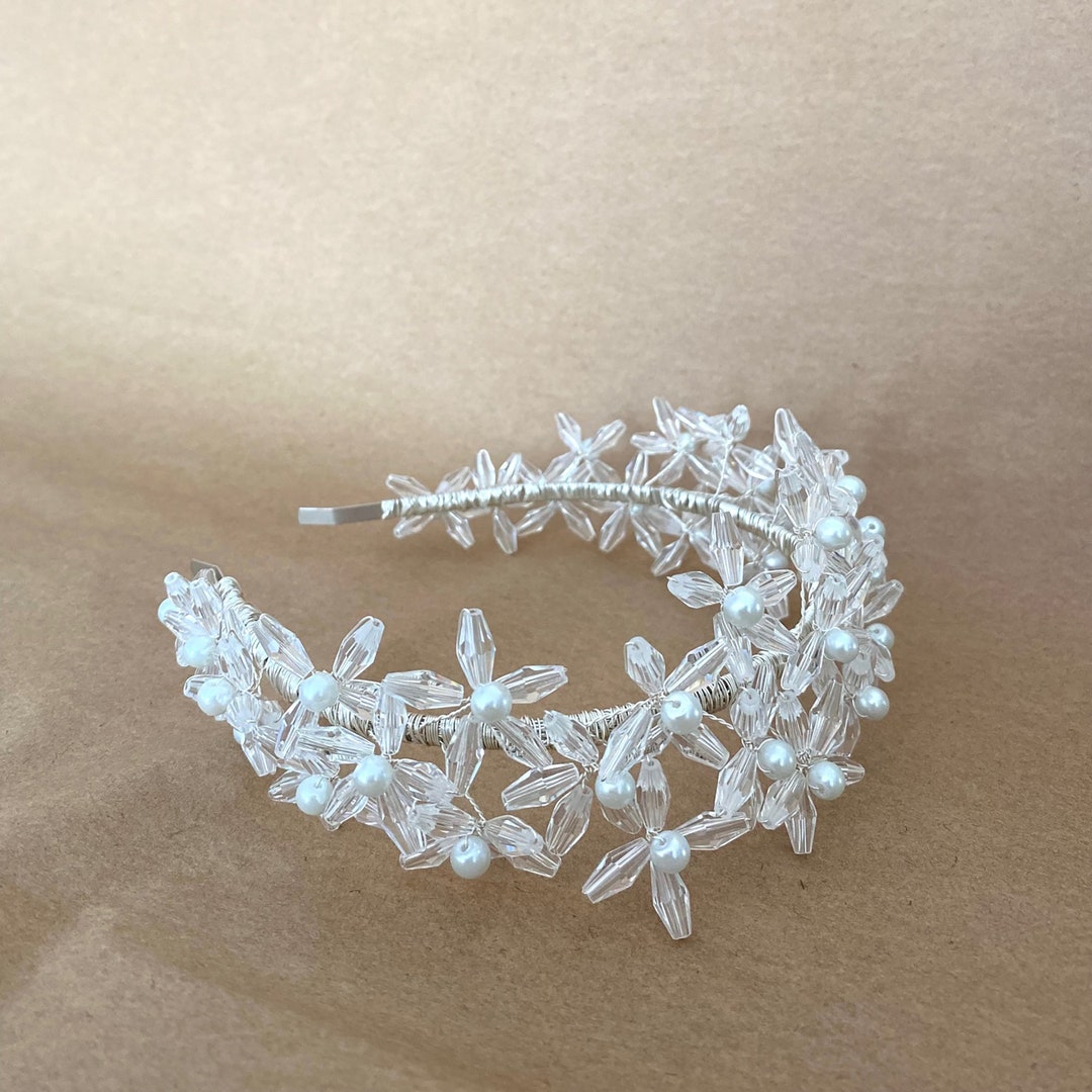 Bride Crown, Crystal Hair Accessory, Hair Accessories, Crown, Princess ...