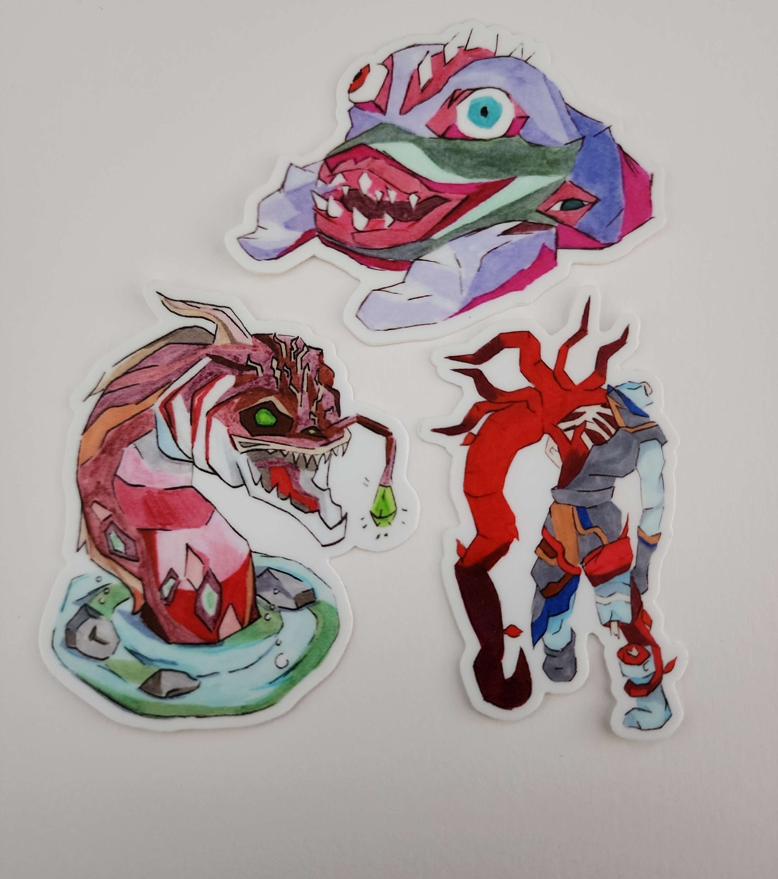 OSRS Stickers | Traditional Art Style Drawings Turned Into Stickers ...